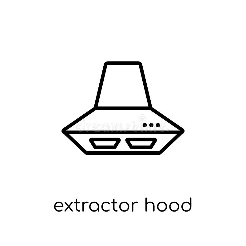 Extractor Hood Icon from Collection. Stock Vector - Illustration of ...