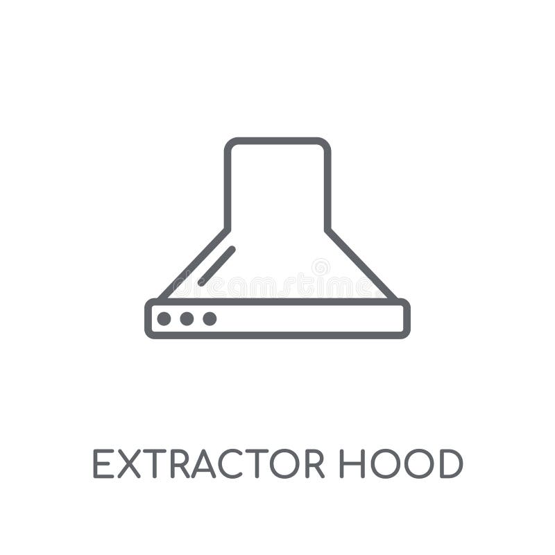 Extractor Hood Linear Icon. Modern Outline Extractor Hood Logo C Stock ...