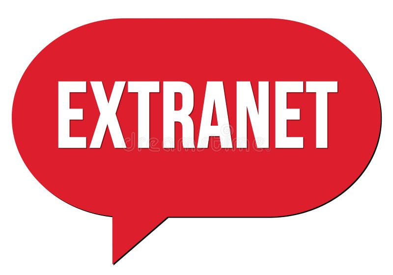 EXTRANET Text on Red Grungy Rectangle Stamp Stock Illustration ...