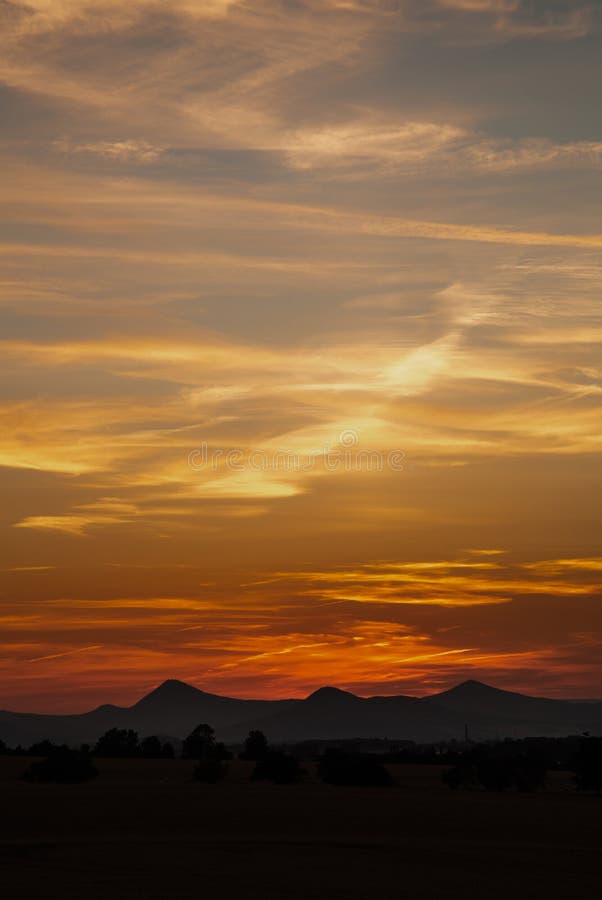 A magnificent sunset stock photo. Image of beautiful - 227051816