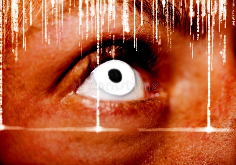 An Extraordinary , Insightful Look Eye. Close Up Shot Stock Photo ...