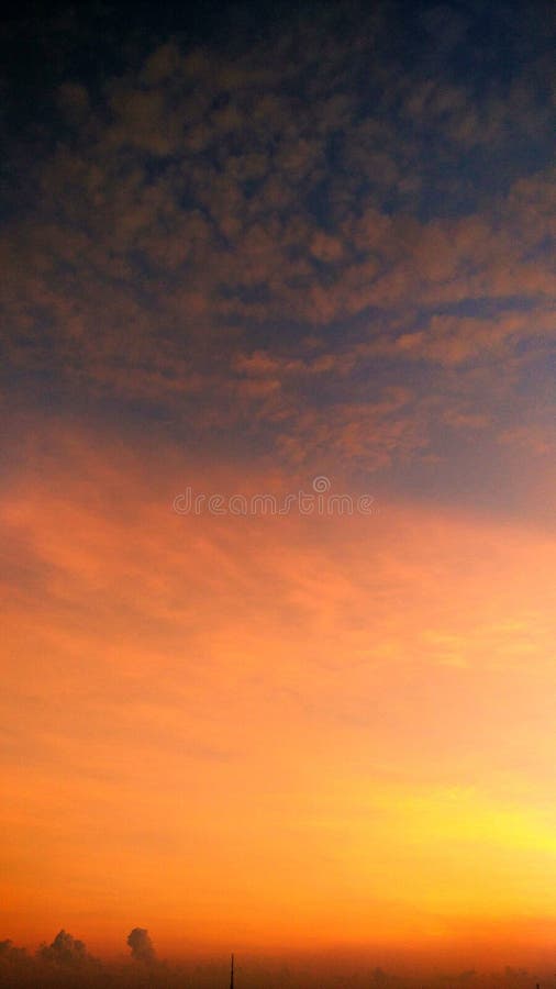 Extraordinary sky stock photo. Image of relaxing, orange - 70969694
