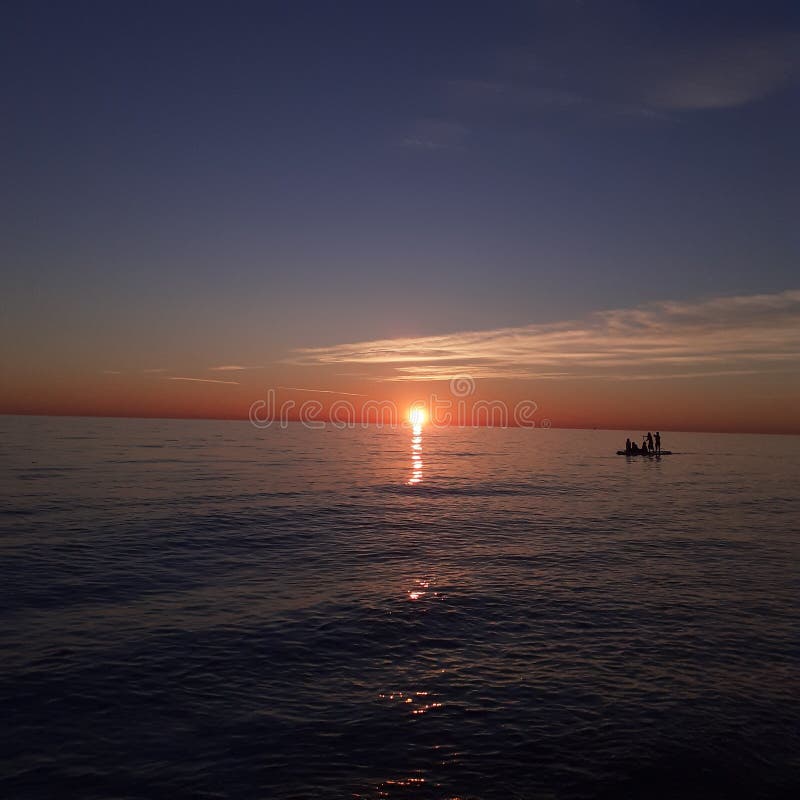 Extraordinary Sunset at he Mandalay Moat in Myanmar Stock Photo - Image ...