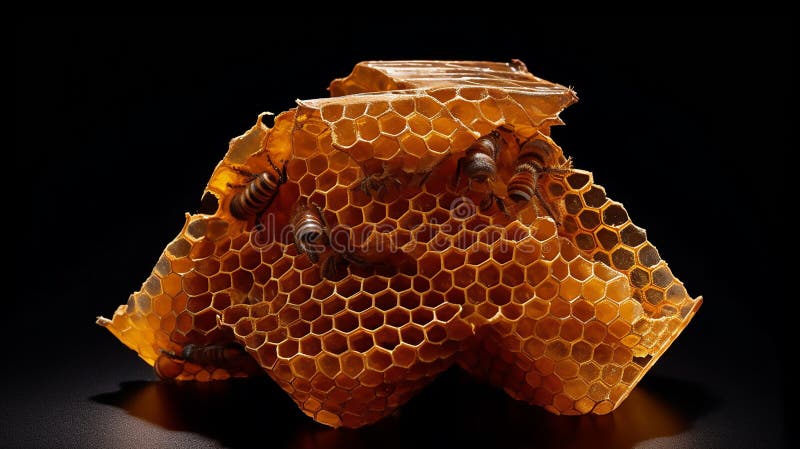 The Extraordinary Triangular Honeycombs of Stingless Bees Stock Photo ...