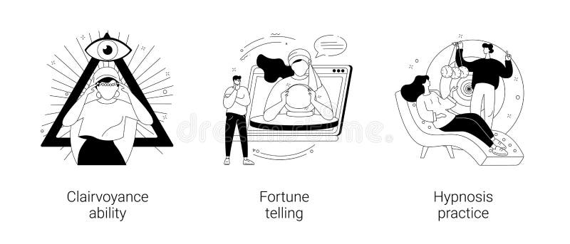 Extrasensory Ability Abstract Concept Vector Illustrations. Stock ...