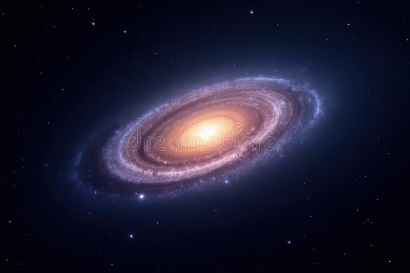 Extraterrestrial Galactic Formation Stock Illustration - Illustration ...