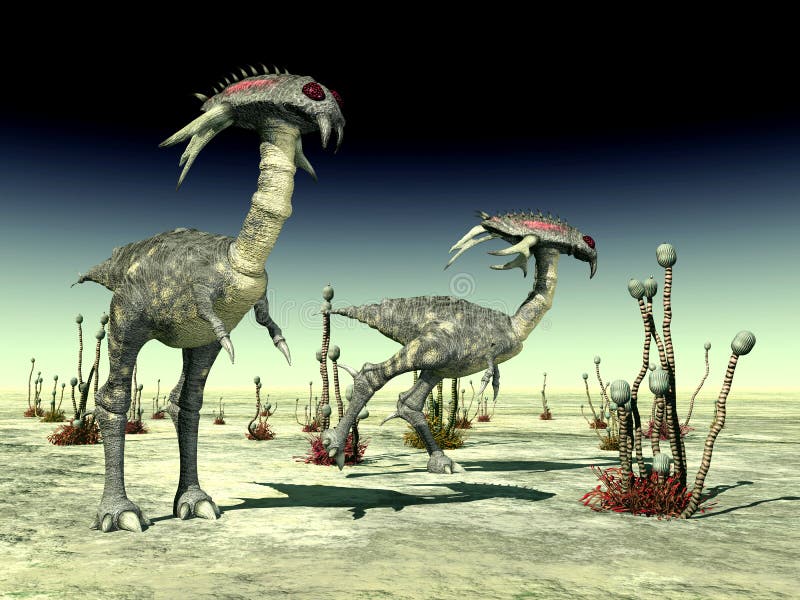 Extraterrestrial Life stock illustration. Illustration of fiction ...