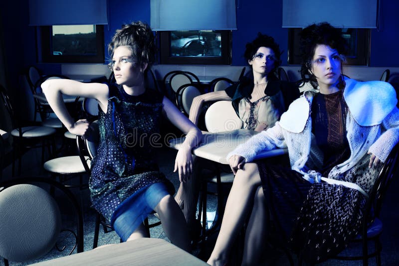 Extravagant ladies stock image. Image of elegant, modern - 14251567