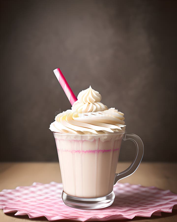 Extravagant Milkshake stock illustration. Illustration of chocolate ...