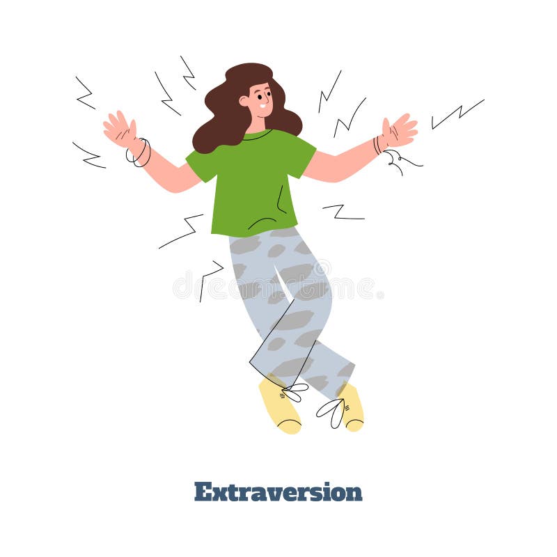 Extraversion Character Stock Illustrations – 127 Extraversion Character ...