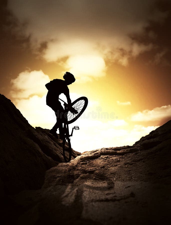 Man extreme biking stock image. Image of active, exercise - 19718603