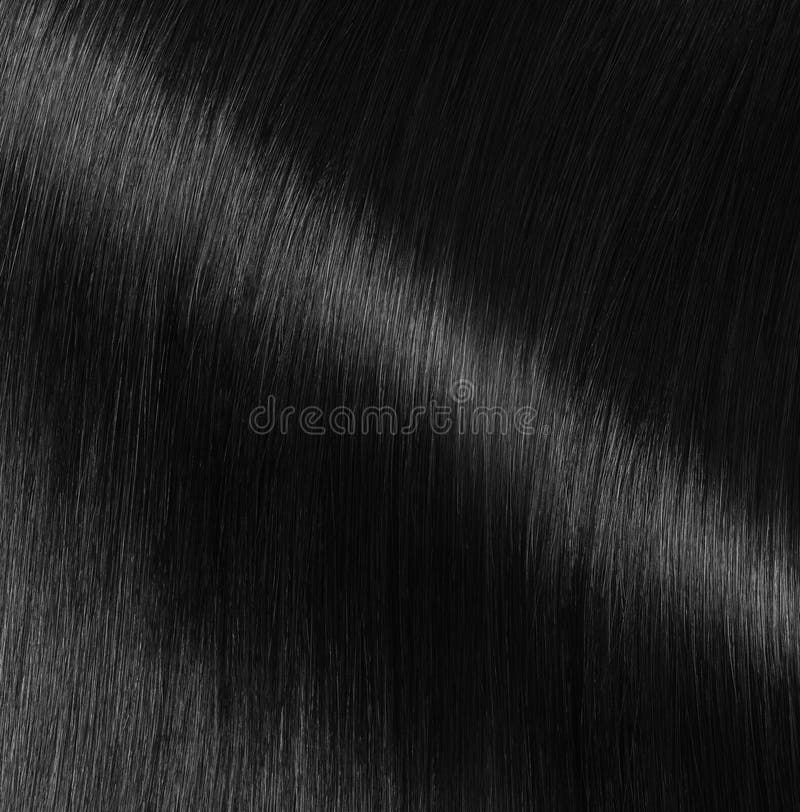 Jet Black Hair Texture