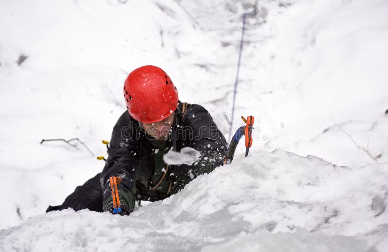 Extreme climber stock photo. Image of skill, strength - 12804320