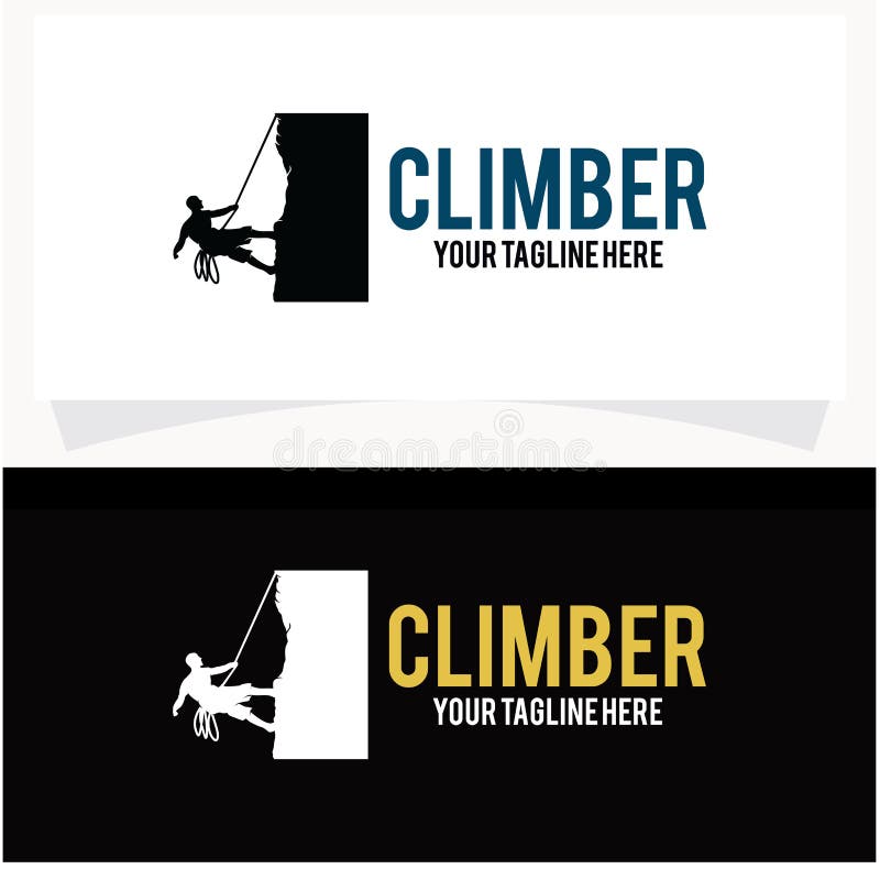 Extreme Climber Logo Design Template Stock Vector - Illustration of ...