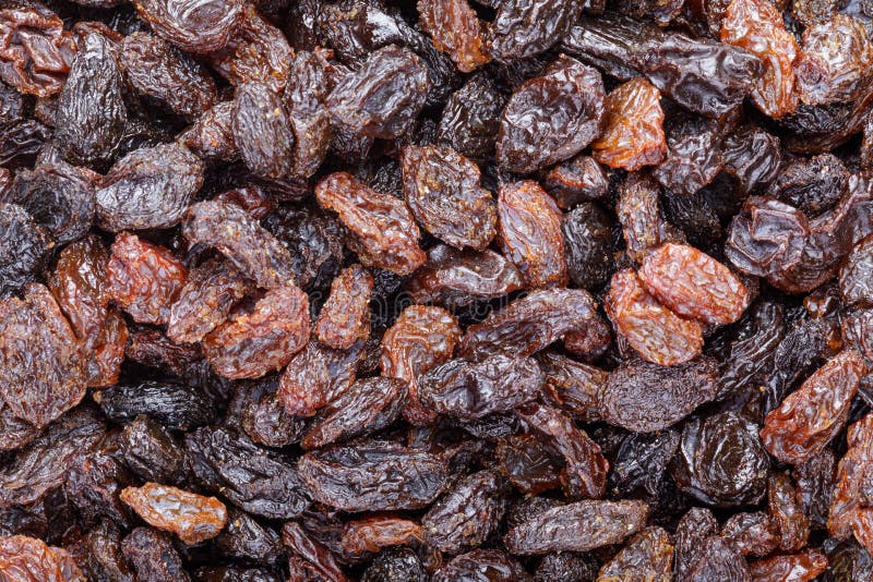 Extreme Close Up of Dried Raisins Stock Photo - Image of delicious ...