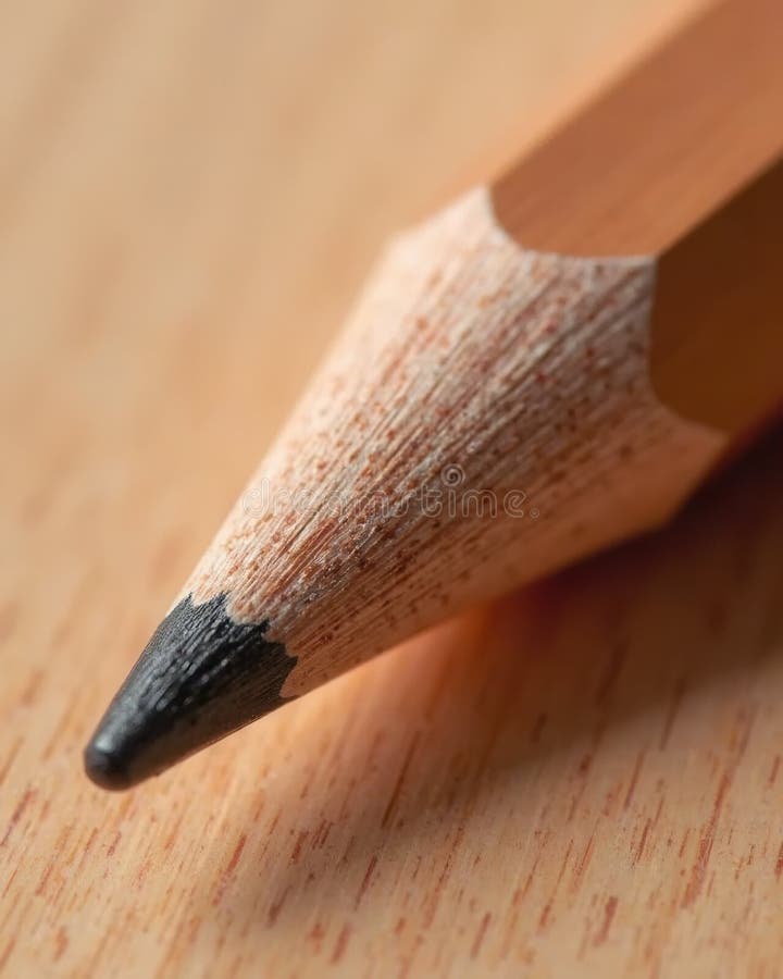 Graphite Pencil Point on Wood, Education and Writing Concept Stock ...