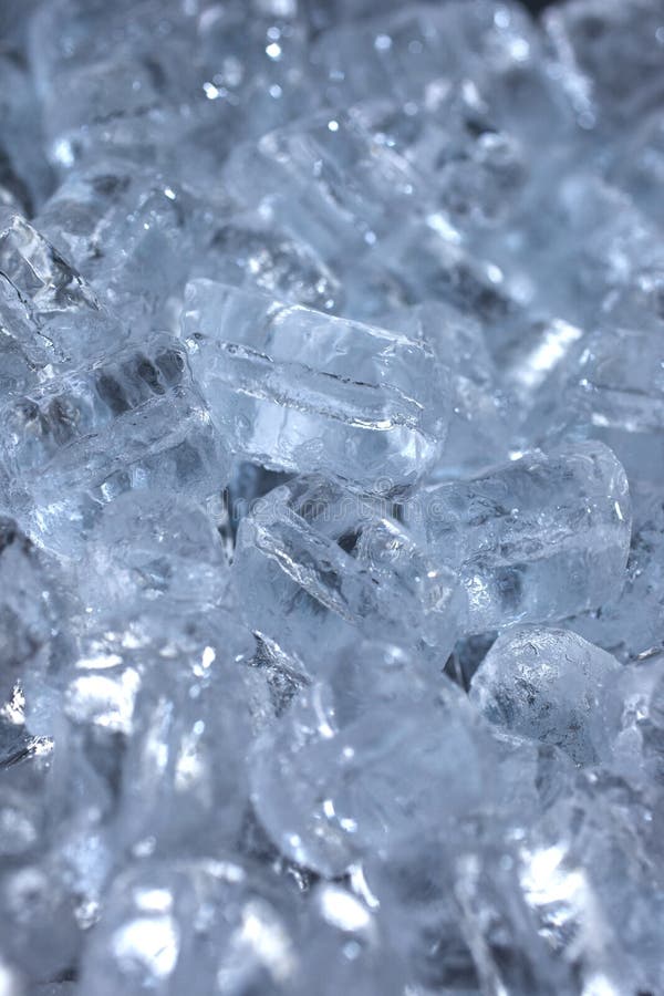 Extreme Close Up of Ice Cubes Stock Image - Image of bucket, beauty ...
