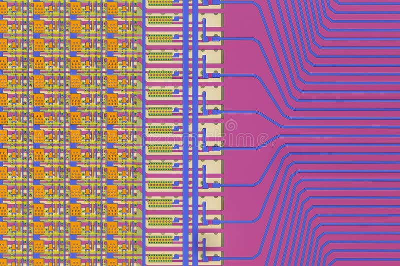 Extreme Close Up of a Mobile LCD Screen Stock Photo - Image of ...