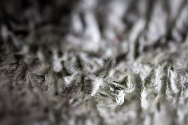 Extreme Close Up of Old Gray Handmade Paper Mache with a Structure and ...