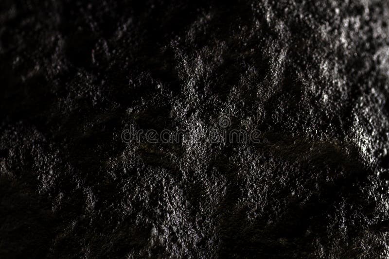 Extreme Close Up of Painted in Black Handmade Paper Mache with a ...