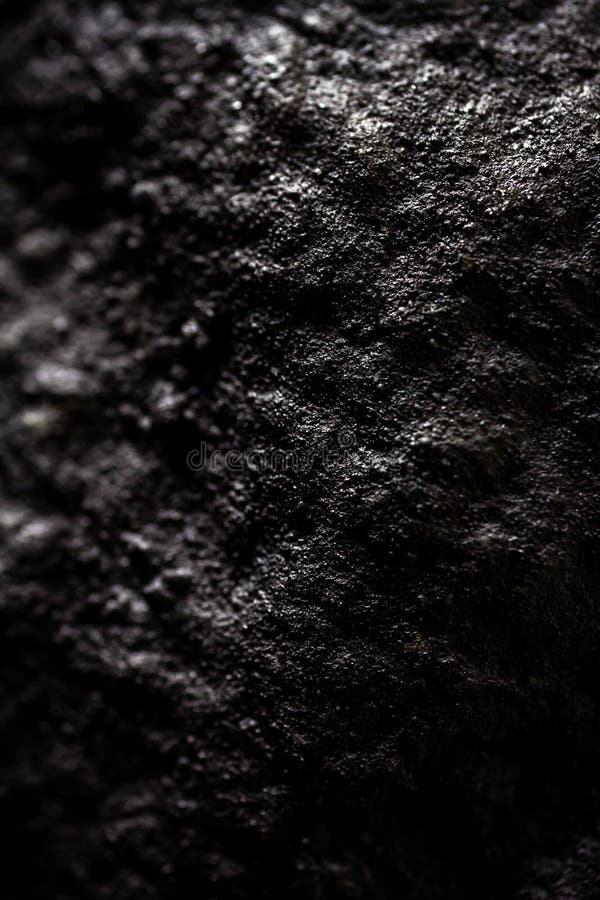 Extreme Close Up of Painted in Black Handmade Paper Mache with a ...