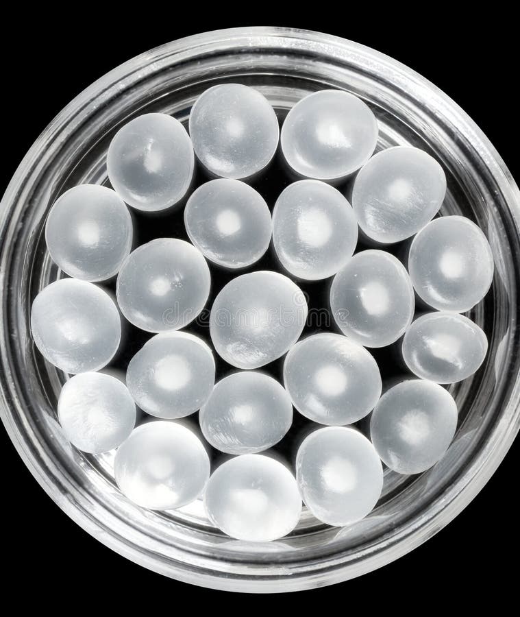 Extreme Close Up Picture of Polypropylene Granules Stock Photo - Image ...