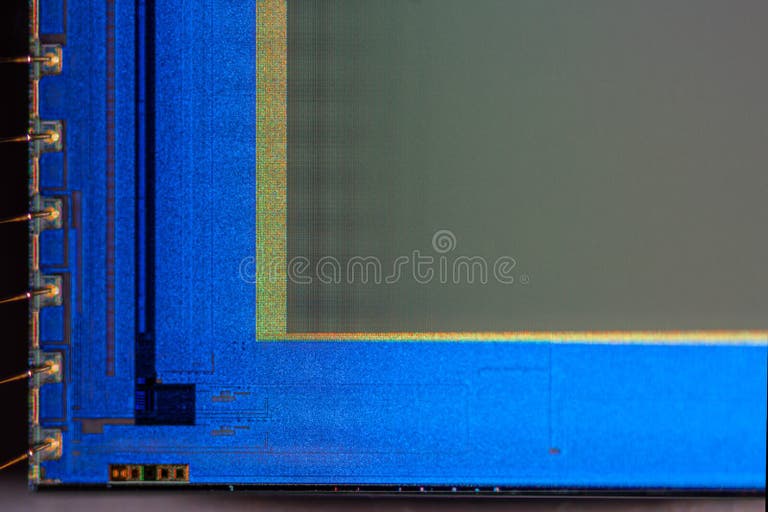 Extreme Close-up of Pixels of the Digital Camera Sensor. Stock Image ...
