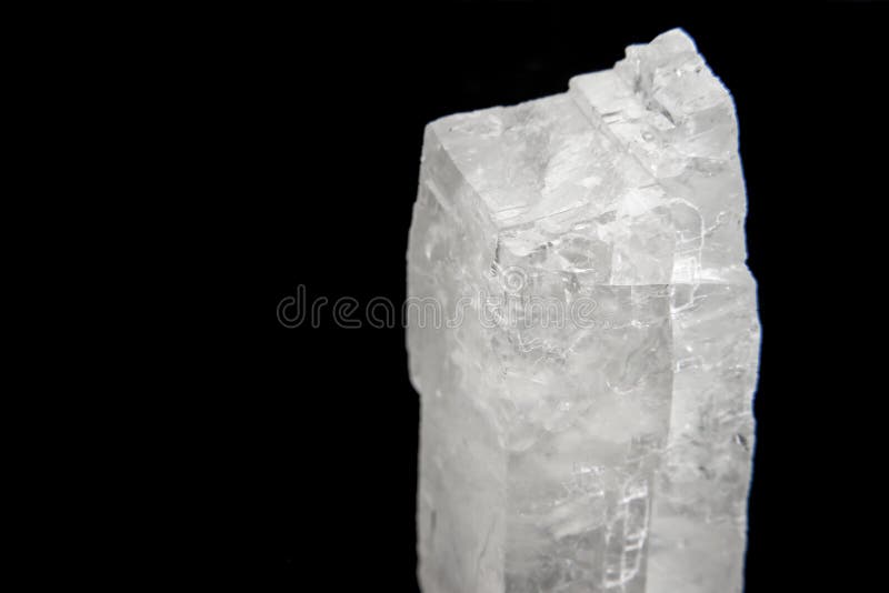 Extreme Close-up on a Quartz Crystal. Stock Image - Image of crystal ...