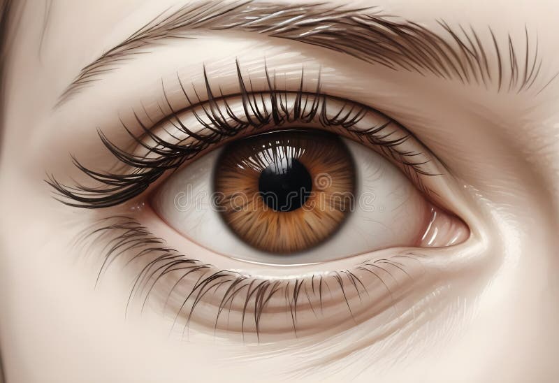 Ultra-Realistic Close-Up of a Human Eye with Reflections and Natural ...