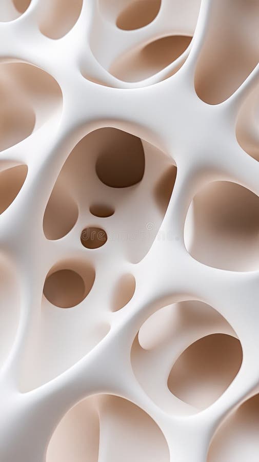 Extreme Close-up Reveals a Mesmerizing Organic Bone Structure with ...