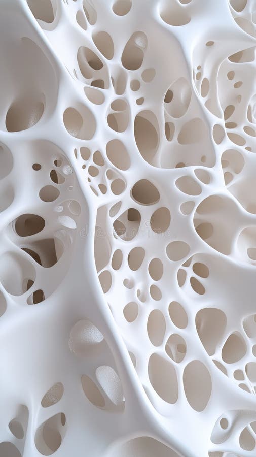 Extreme Close-up Reveals a Mesmerizing Organic Bone Structure with ...