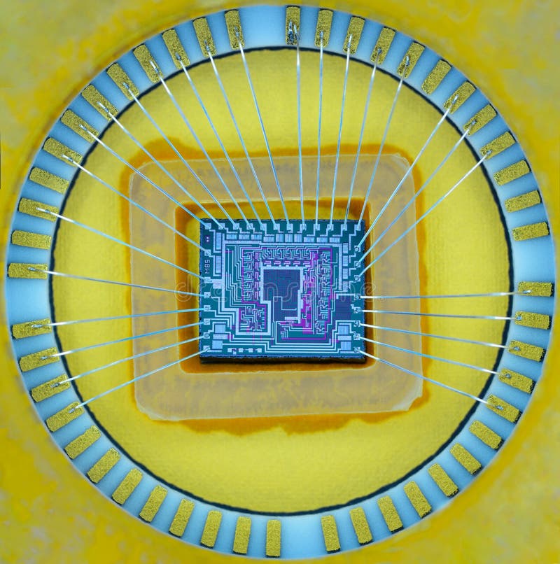 Micro chip on system board stock photo. Image of colorful - 5232542