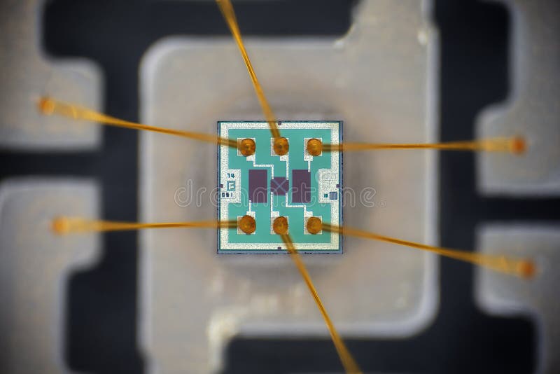 Extreme Close Up of Silicon Micro Chip Stock Photo - Image of repairing ...
