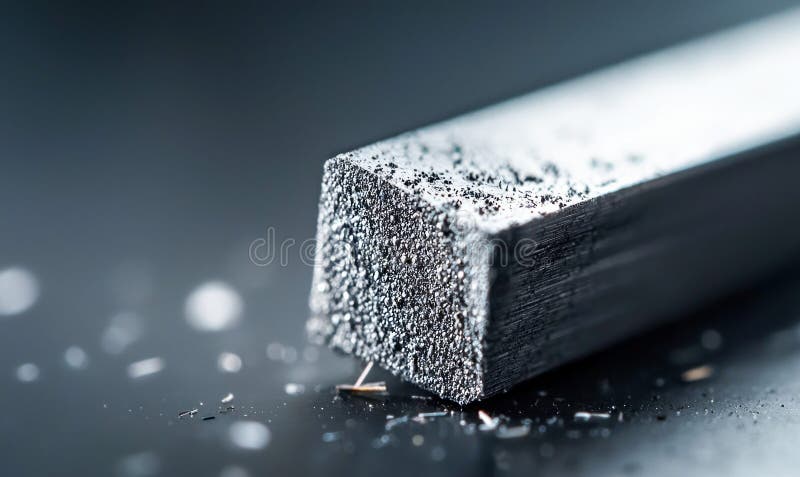 Textured Graphite Stick stock image. Image of industrial - 367821195