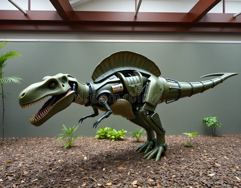 An Extreme Close-up View of Dinosaurs Stock Illustration - Illustration ...