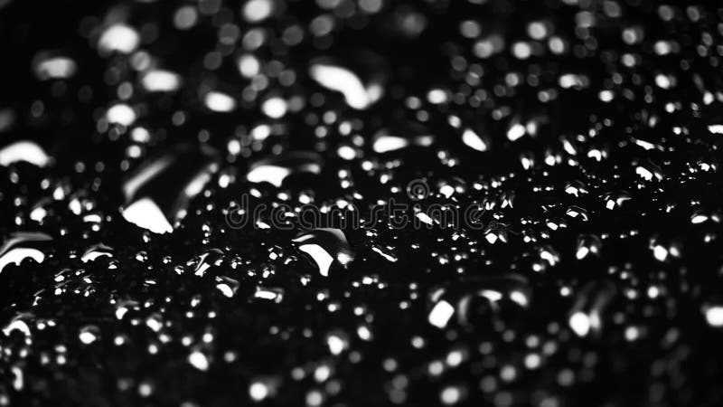 Extreme Close Up of Water Drops Rotating Stock Video - Video of sparse ...