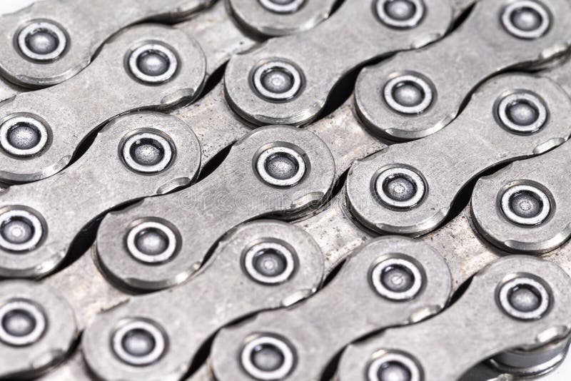 Extreme Closeup Background Texture of New Good Oiled Roller Bicycle ...