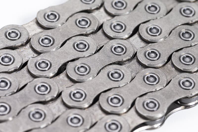 Extreme Closeup Background Texture of New Good Oiled Roller Bicycle ...
