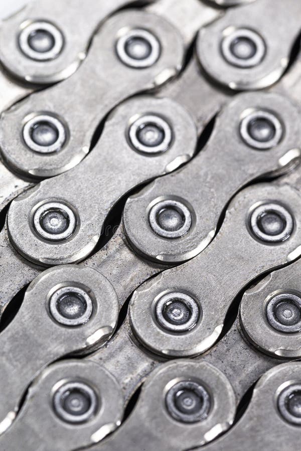 Extreme Closeup Background Texture of New Good Oiled Roller Bicycle ...