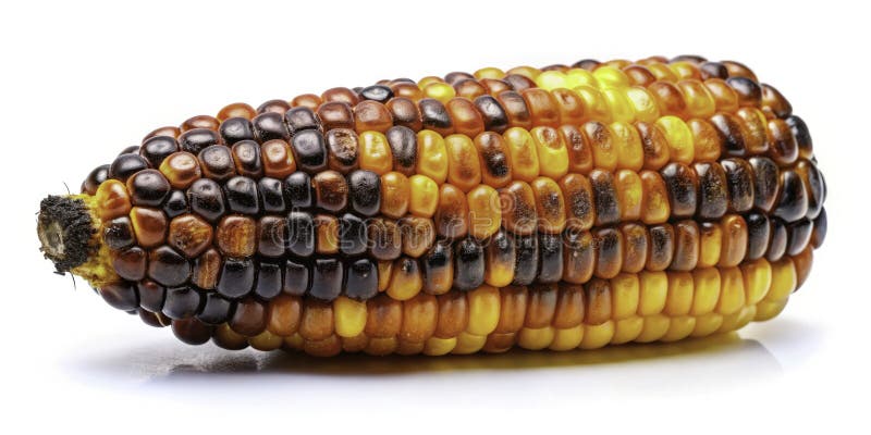 Extreme Closeup of a Burnt Corn Kernel a Detailed Study of Agricultural ...