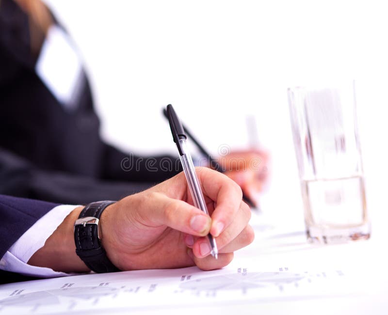 Extreme Closeup Portrait of a Man Mark on Paper Stock Photo - Image of ...