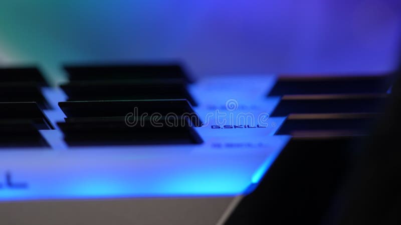 Gaming Computer Motherboard and Circuits Stock Video - Video of desktop ...