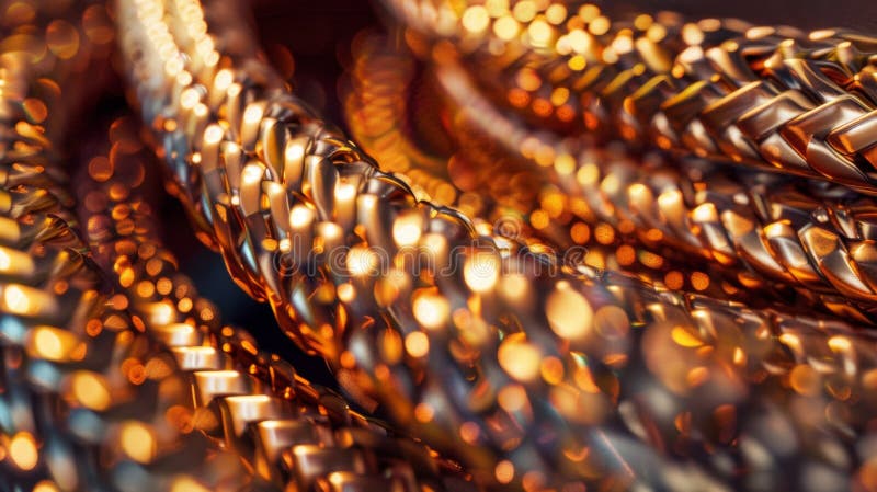 An Extreme Closeup of a Shape Memory Alloy Wire Showcasing the Tiny ...