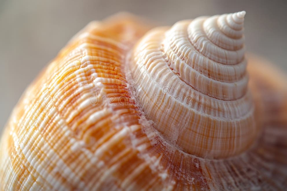 Extreme Closeups Seashells Macro. Stock Illustration - Illustration of ...