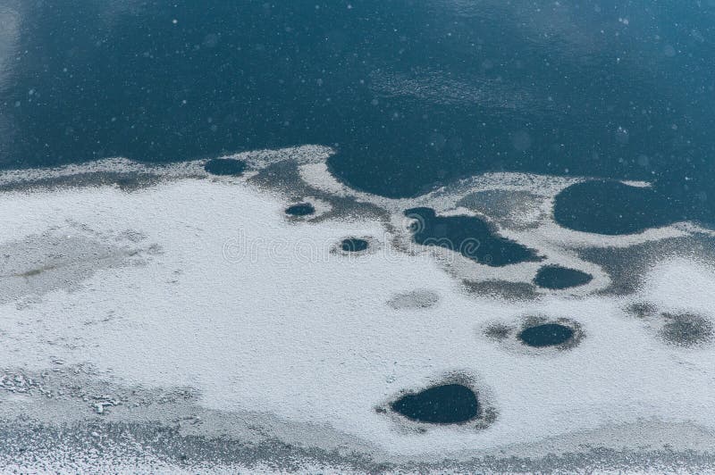 Extreme Cold Weather, Frozen Lake Stock Photo - Image of beauty, frost ...