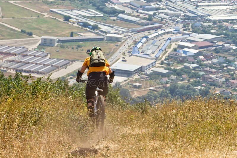 Extreme cyclist stock image. Image of athlete, exercise - 58309173