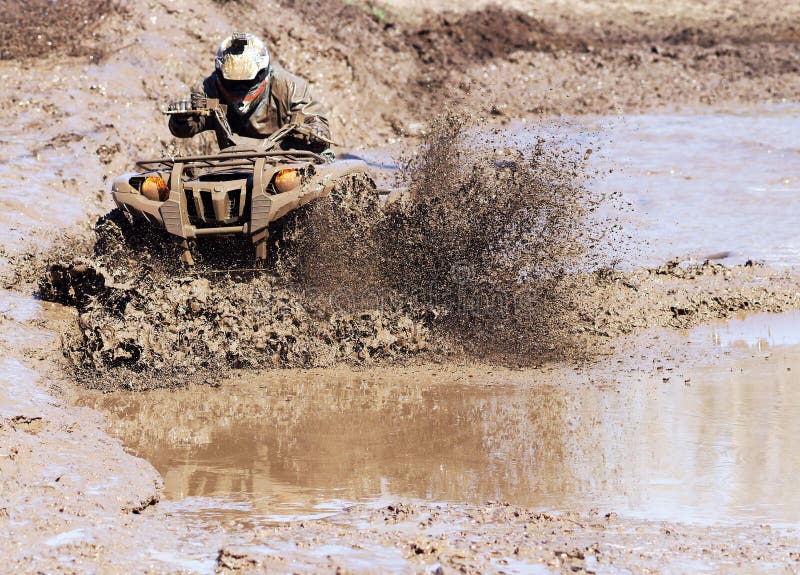 Extreme driving ATV. stock image. Image of danger, roads - 46763731