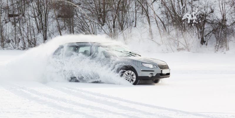 Extreme driving stock photo. Image of cold, storm, snowing - 31117200