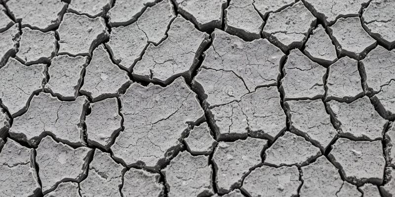 Extreme Drought Dry Cracked Earth Texture Background Stock Illustration ...