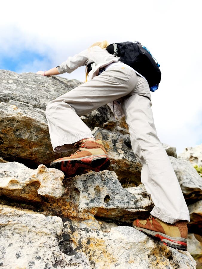 Extreme explorer climbing stock image. Image of cliff - 22136943
